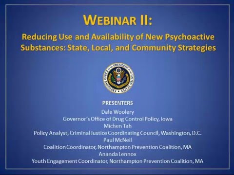 Webinar: Reducing Use and Availability of New Psychoactive Substances