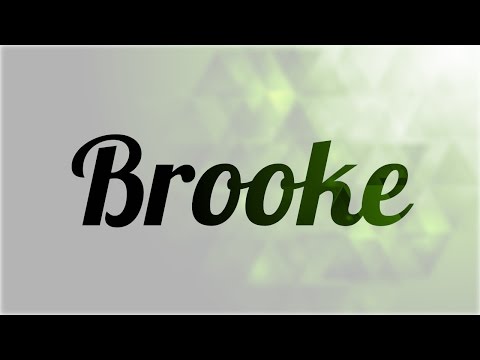 Significado de Brooke, nombre Inglés para tu bebe niño o niña (origen y personalidad)