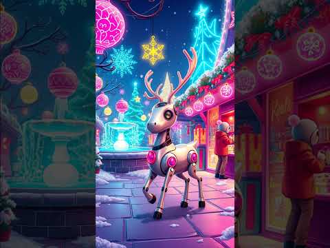Creative Commons | Neon Holiday | Festive Moments Category AI Art Prompt #CreativeCommons