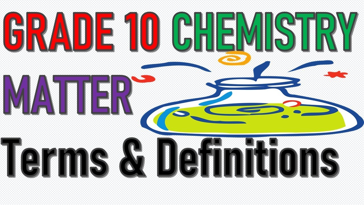 Grade 10 Chemistry: Matter, Terms & Definitions | Learn Fast for Exams (CAPS)