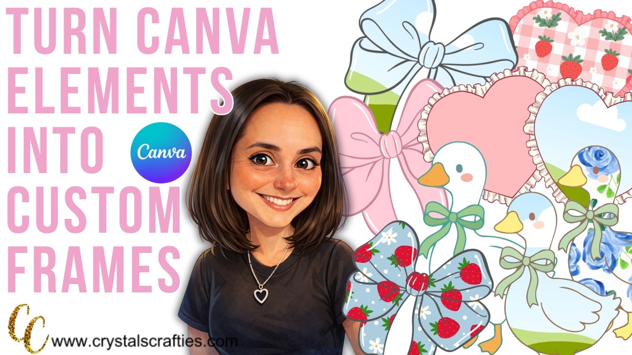Turn Canva Elements Into Custom Frames | Canva Frame Tutorial