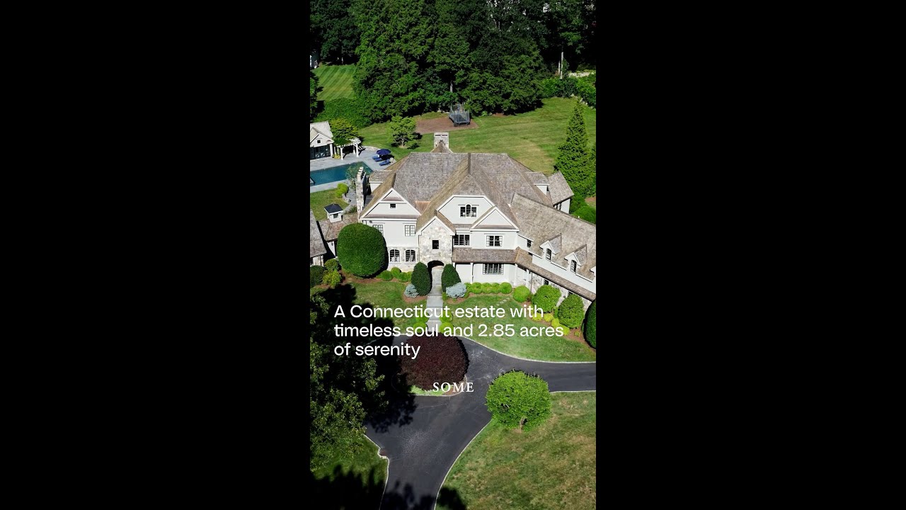 A Connecticut estate with timeless soul, modern elegance—and 2.85 acres of serenity.