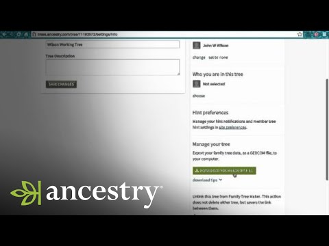 How to Download Your Tree from Ancestry.com | Ancestry