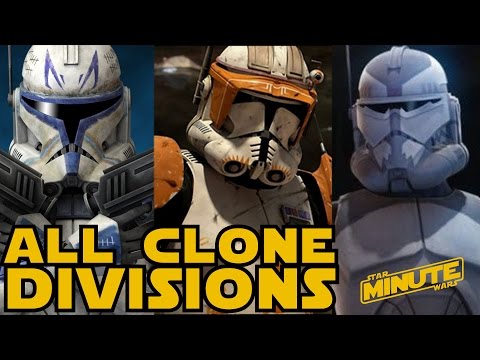 All Major Clone Divisions of the Clone Wars (Canon) - Star Wars Explained