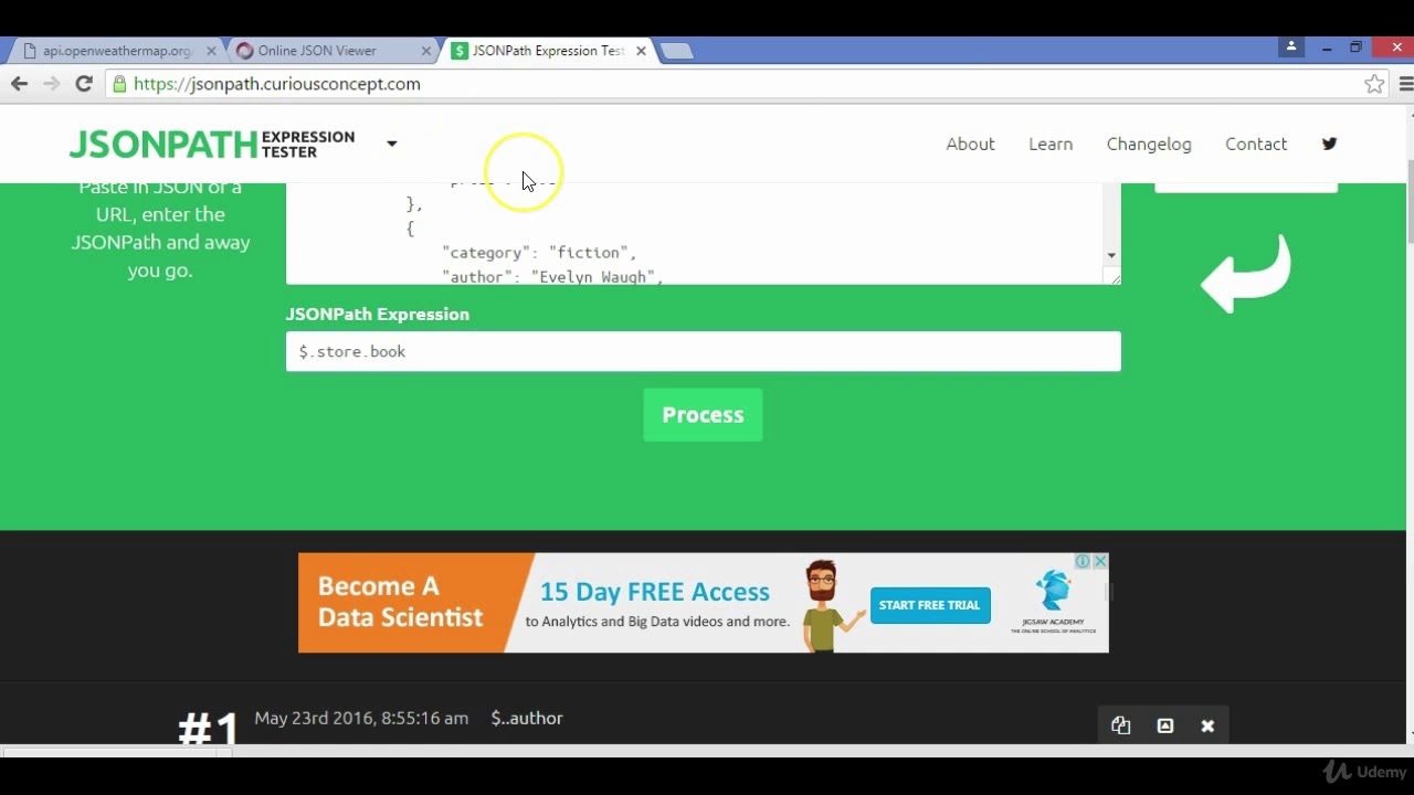 What ate json path and to calculate  - API Testing Tutorial 12