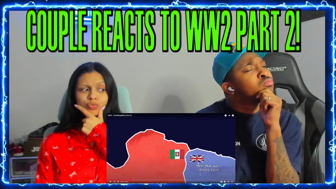 First Time Watching WW2 - OverSimplified (Part 2) REACTION!