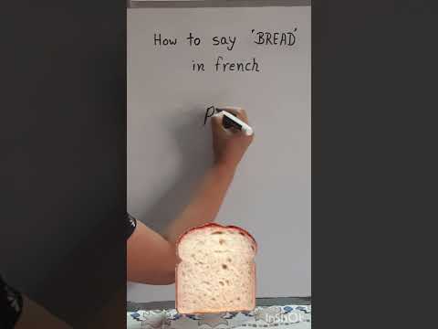 How to say 'BREAD' in french! Onward Academey! Learn French! #viral #foryou #learnfrench #france