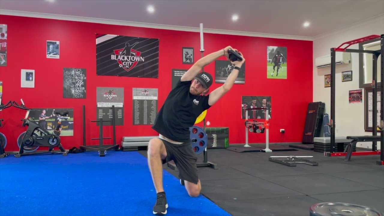 Side Bend - Overhead Reach Half Kneeling