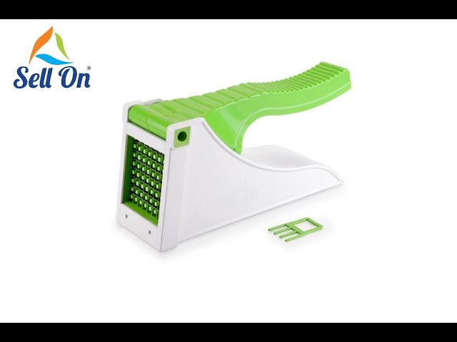 Plastic Chopper - Quick & Easy 6 Blade Push Chopper Push N Chop Hand ...