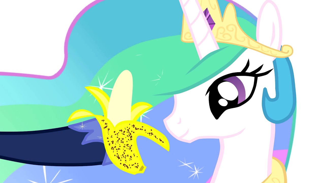 CELESTIA EAT BANANA!!!