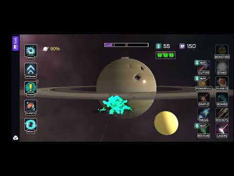 Planet smash destruction (crazy games)