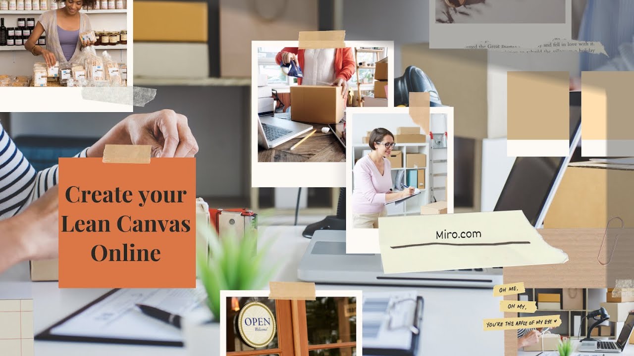 Lean Canvas online tutorial for Miro