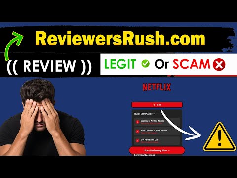 ReviewersRush.com Review: Netflix Movie Reviewer Job Legit Or A Scam?