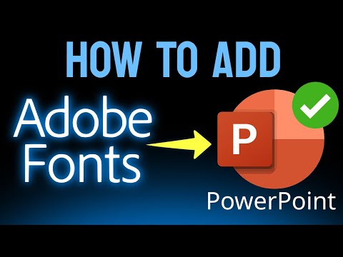 How to Use ADOBE Fonts in PowerPoint (Step by Step) 2025