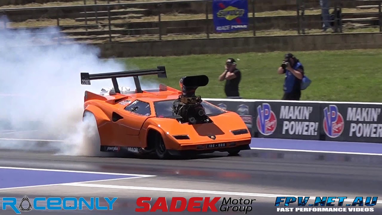 2500 HP Lamborghini Countach Dragster Has Insane Front-Engined Layout ...