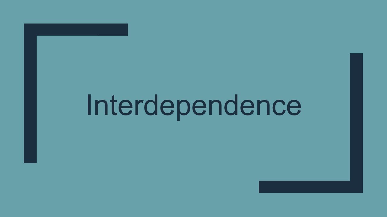 Module 6: Interdependency