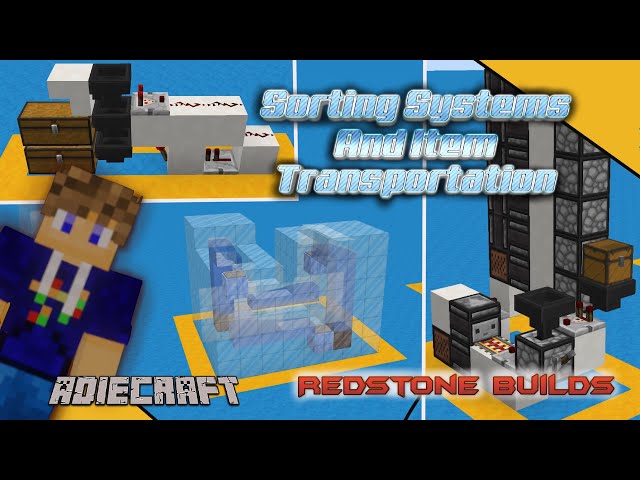 Automatic Item Sorting & Transportation tutorial - Nether Item ...