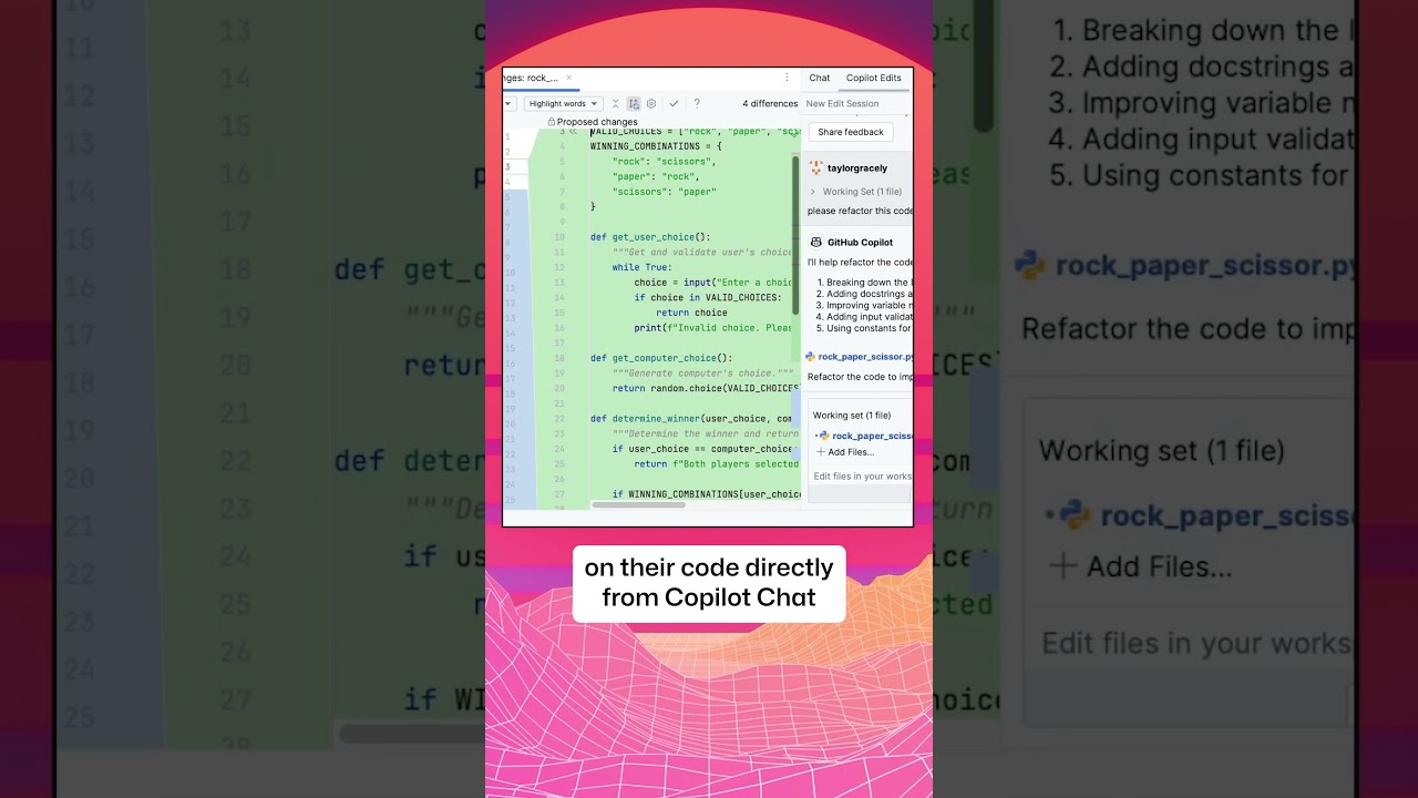 GitHub Copilot Edits now in JetBrains IDEs: Refactor from chat