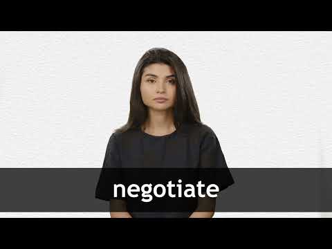 NEGOTIATE definition in American English | Collins English Dictionary