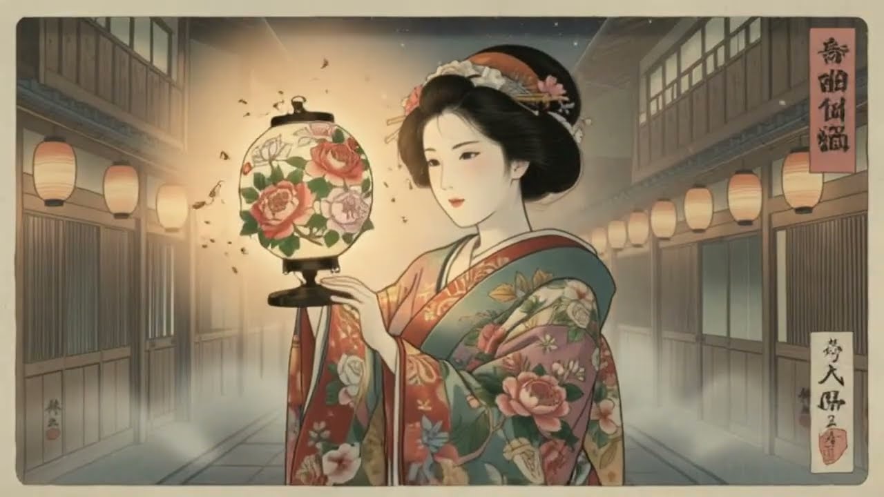 The Peony Lantern (Botan Dōrō) | A Haunting Japanese Ghost Story from Edo