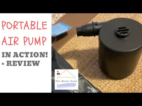 ️🔥 A **Solid** Portable Camping Air Mattress Pump➔ See It in Action + Review (Rechargeable Battery!)