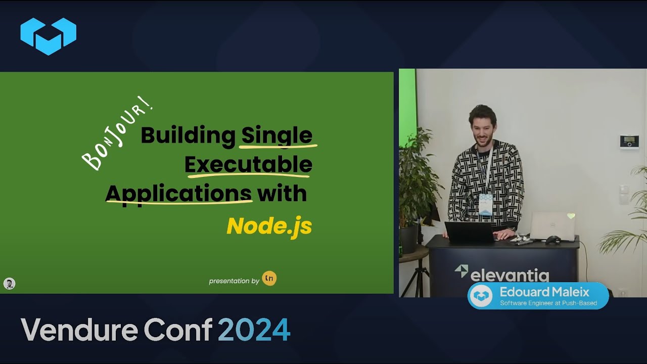 Building Single Executable Applications with Node.js - Edouard Maleix, Vendure Conf 2024
