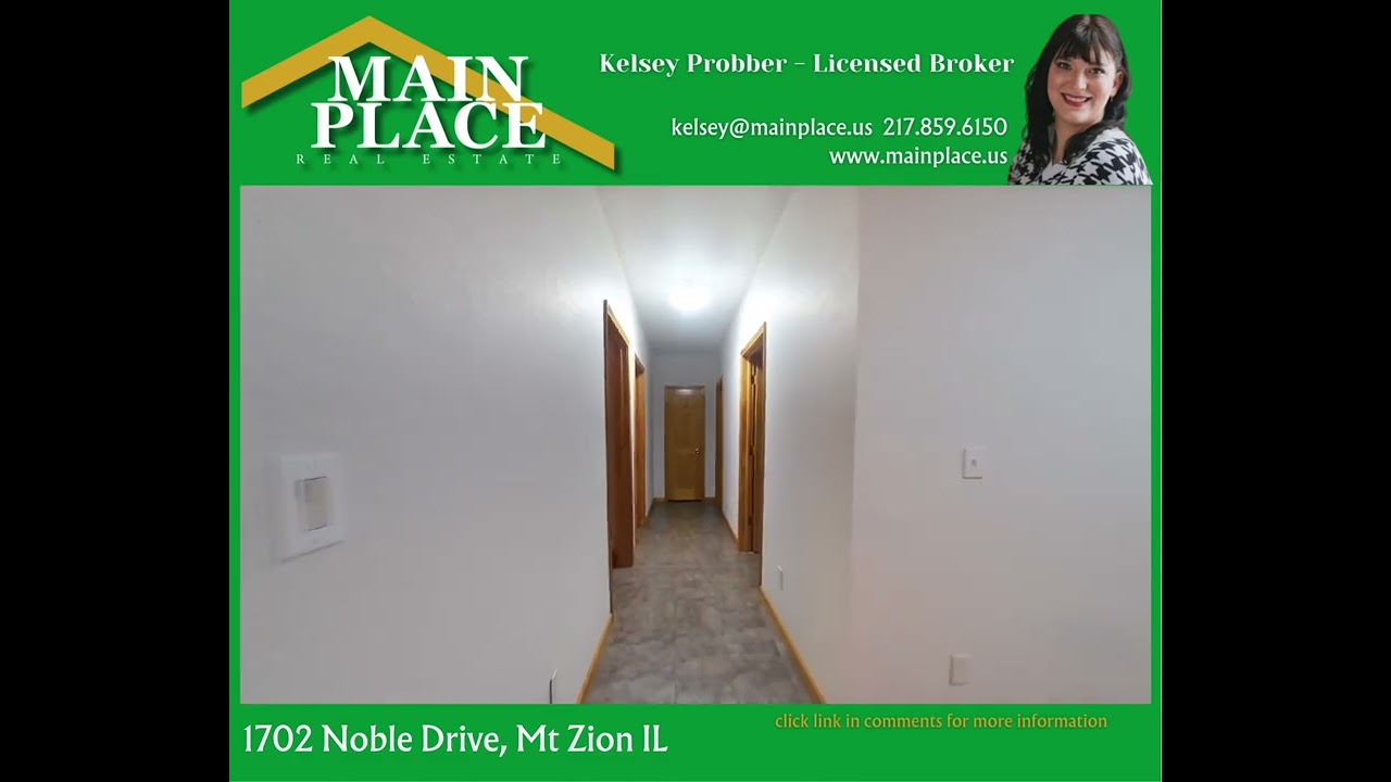 MAINPLACE PROPERTIES.  Earth Home On 7.5 acres available in Mt Zion IL.