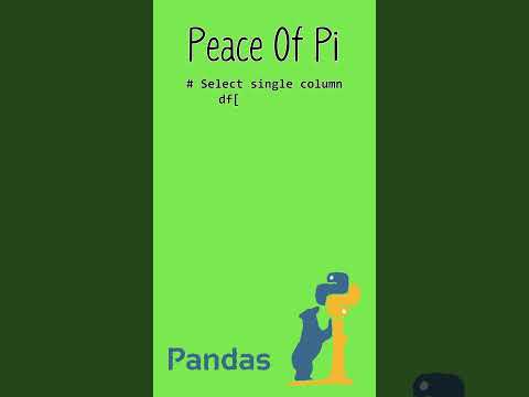 Python Pandas Cheat Sheet Part 1 #shorts #python