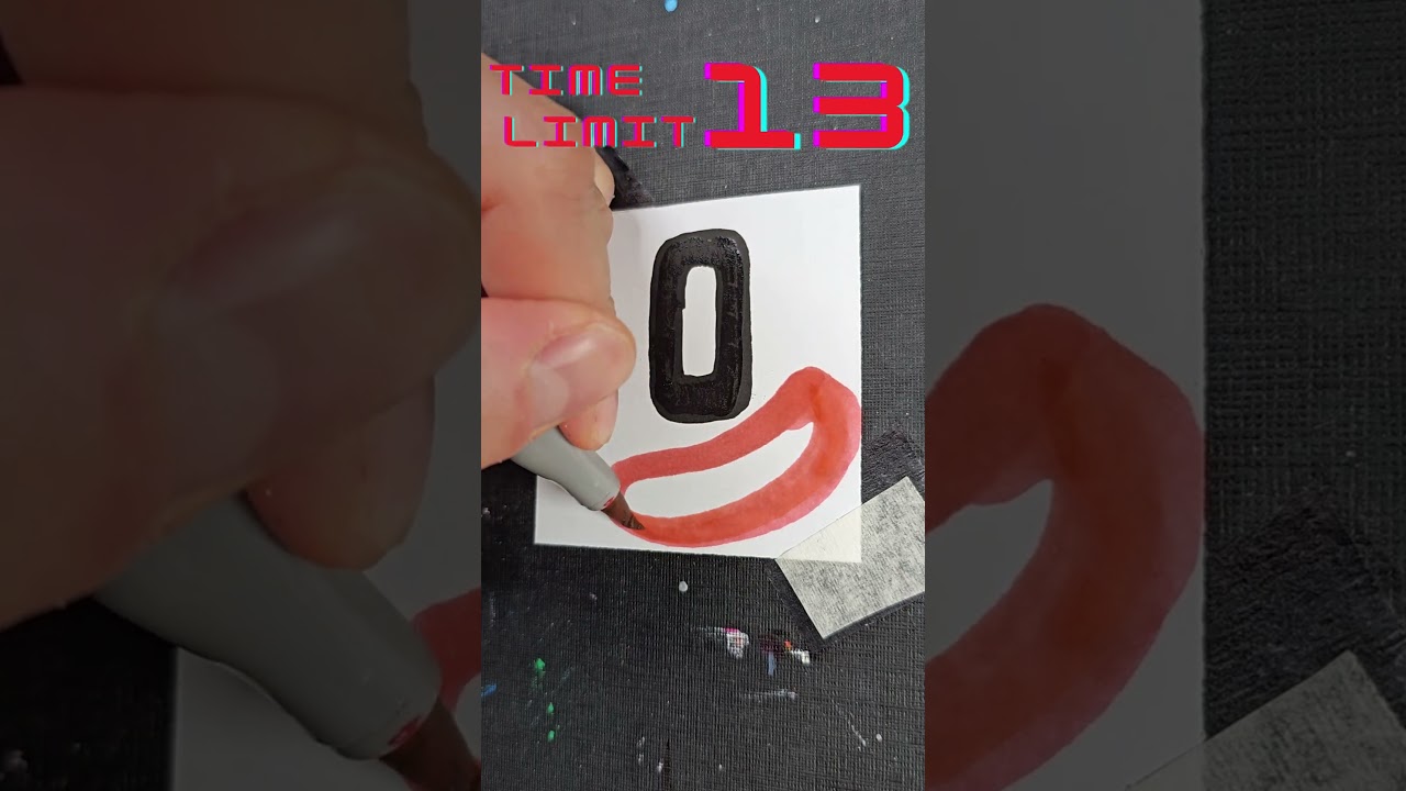 ✦ASMR✧ Drawing NumberBlocks Zero in 30 Seconds 🎨👻