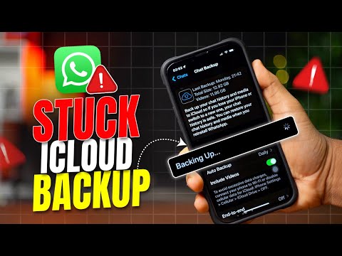How to Fix WhatsApp iCloud Backup Stuck on iPhone | WhatsApp Backup Not Completing