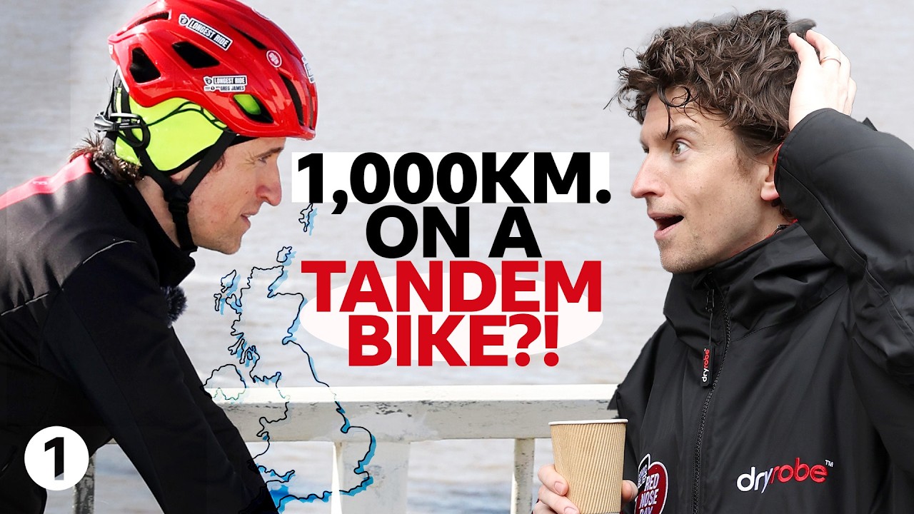 1,000km on a tandem bike: The story of Greg James' Longest Ride