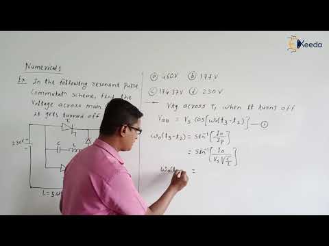 Mastering Class B Commutation : Numerical 1 In GATE Power Electronics Video Lecture - Power ...