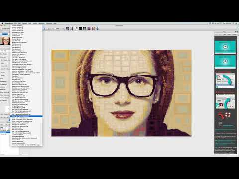 Studio Artist AI Art and Animation - Smart Automatic Photo Mosaics - Changing Tiling Patterns