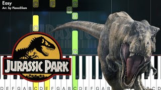 John Williams - Theme from Jurassic Park (Jurassic Park) by PianoSSam แผ่น