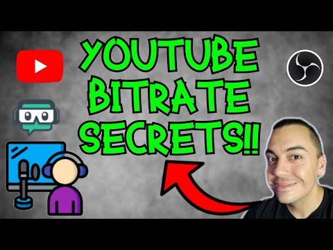 How to choose PERFECT YOUTUBE BITRATE SETTINGS in OBS!