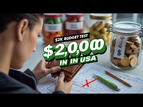 ???? I Tried Living on a $2,000 Budget in the USA – Here's What Happened