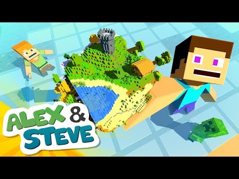 Minecraft Alex and Steve God Mode de…: English ESL video lessons