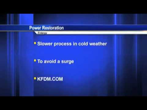 Power restored to Entergy customers