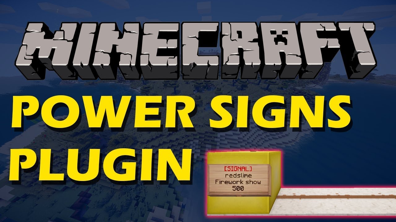Pay for redstone signals in Minecraft with Powersigns Plugin