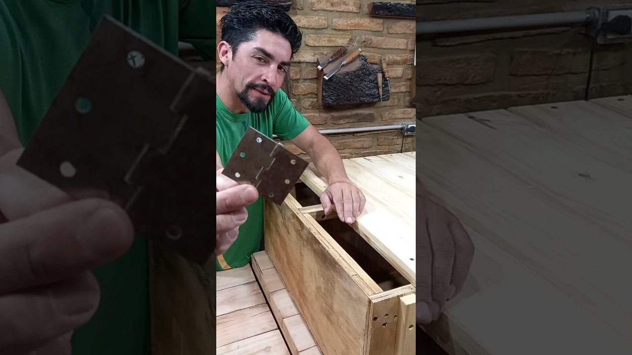 BOOK HINGES ✅️ #viralshorts #viral #viralvideo #shorts #wood #carpentry #carpenter #hinge