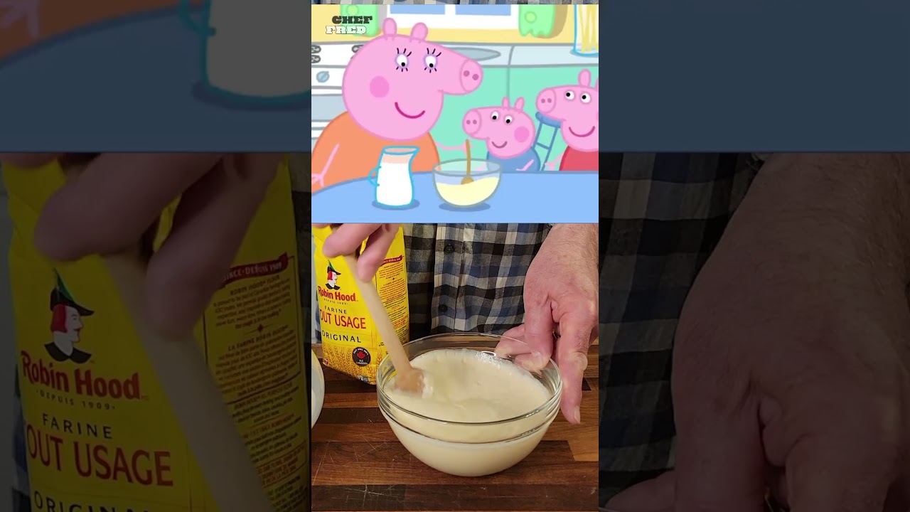A Stack Of Joy For A Snorting Good Time!🤤 #shorts #peppa #pancake #breakfast