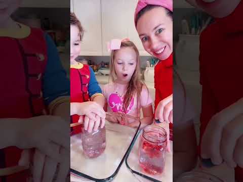 HEALTHY HEART ❤️ SCIENCE EXPERIMENT for kids! Teach them how the ❤️ works! #viral #trending #shorts