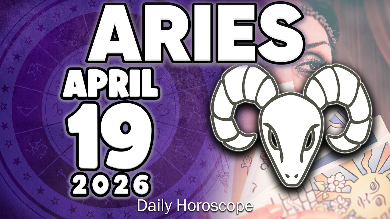 𝐀𝐫𝐢𝐞𝐬 ♈ 😁UNEXPECTED STROKE OF LUCK!🤩 Horoscope for today APRIL 19 2026 🔮 #horoscope  #tarot #zodiac