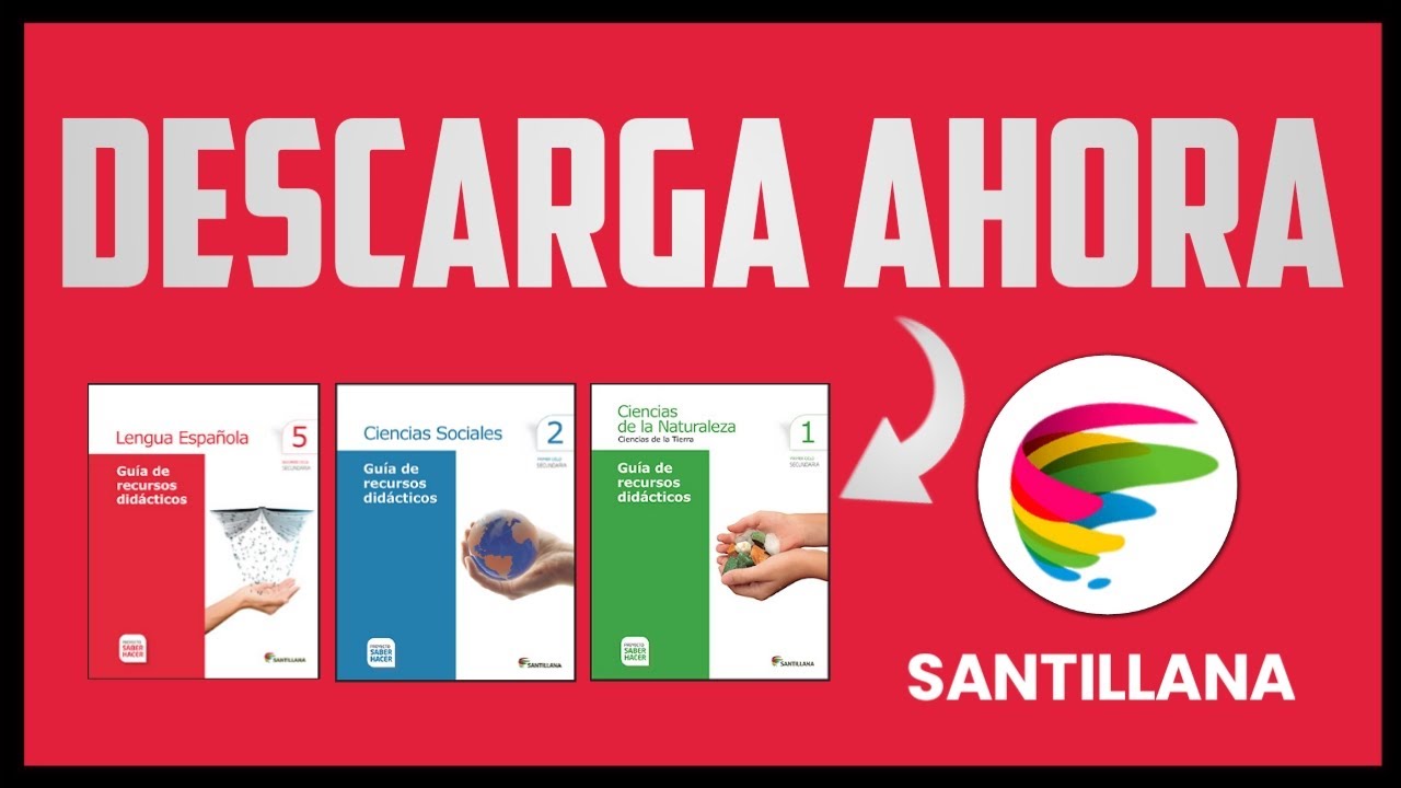 ✅ Descarga las Guías Didácticas de Santillana en formato PDF 📚 | Proyecto Saber Hacer