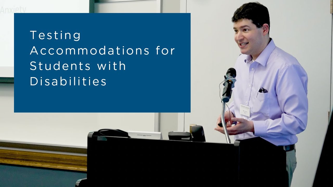 Ben Lovett, Testing Accommodations for Students with Disabilities