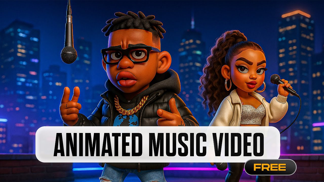 How to Make a Viral Animated AI Music Video (100% Free!)