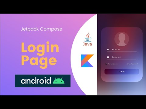 Login page in android | Login page in android studio | Jetpack compose ...
