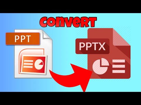 how to convert ppt to pptx