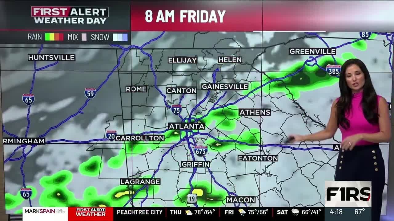 First Alert Forecast: Rain Friday & Saturday before an arctic blast Sunday