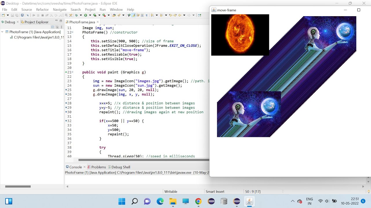 Image Animation using Java & algorithm